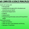 Goldie’s FULL CURRICULUM for AP® Computer Science Principles with PYTH ...