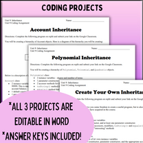 Goldie's AP® Computer Science A UNIT 9 PLANS - Inheritance – Goldie's ...