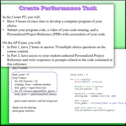 Goldie's 2024 Create Performance Task Lesson Plans for AP® CSP -- FREE – Goldie's Math Emporium