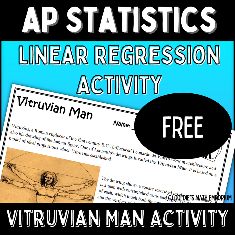FREE AP Statistics Activity - Intro to Linear Regression – Goldie's ...