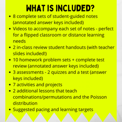 Goldie’s AP® Statistics UNIT 4 PLANS – Probability and Random Variable ...