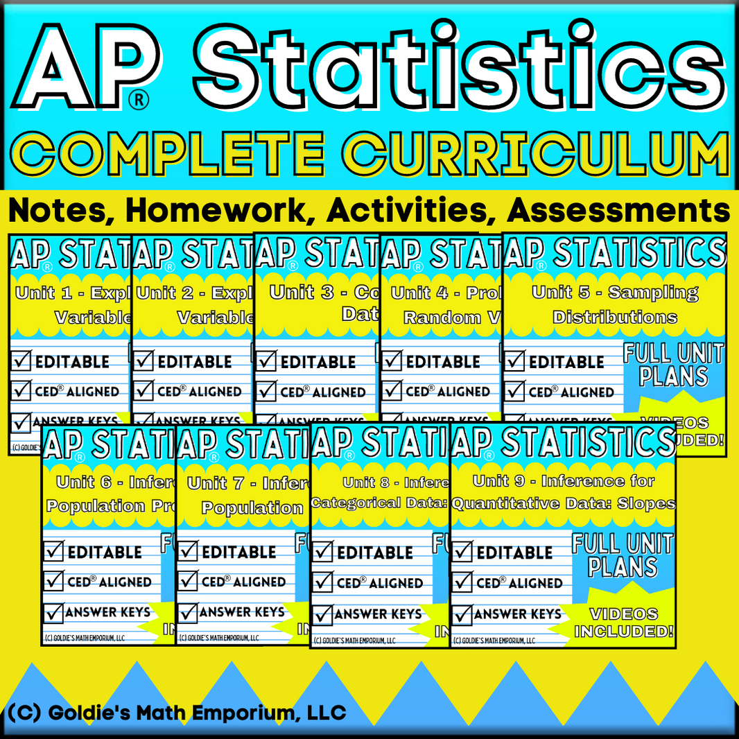 AP® Statistics – Goldie's Math Emporium