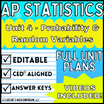 Goldie’s AP® Statistics UNIT 4 PLANS – Probability and Random Variable ...