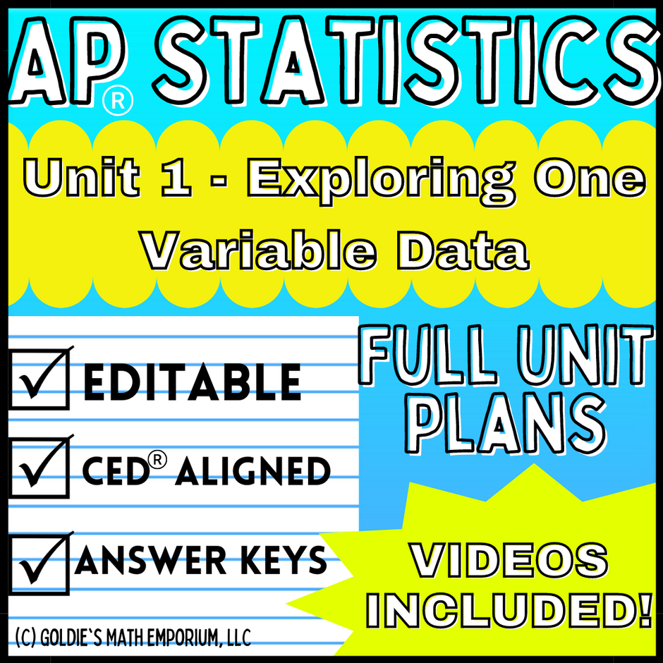 AP® Statistics (2020 CED) – Goldie's Math Emporium